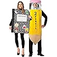 Amazon.com: Take Note Composition Notebook & Pencil Couples Halloween ...