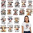 Amazon.com: Falueqg Dtf Transfers Ready to Press - 16Pcs Funny Cow Iron on Transfers for Tshirts ...