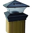 Moonrays 91268 Solar-Powered Post Cap LED Light for 6 by 6 Posts ...