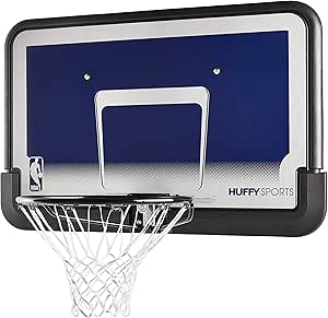 Huffy Backboard & Rim Combo with 44-inch Composite Rectangle Backboard ...
