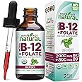 Amazon.com: Why Not Natural Vitamin B12 Liquid Plus Folate - Organic ...