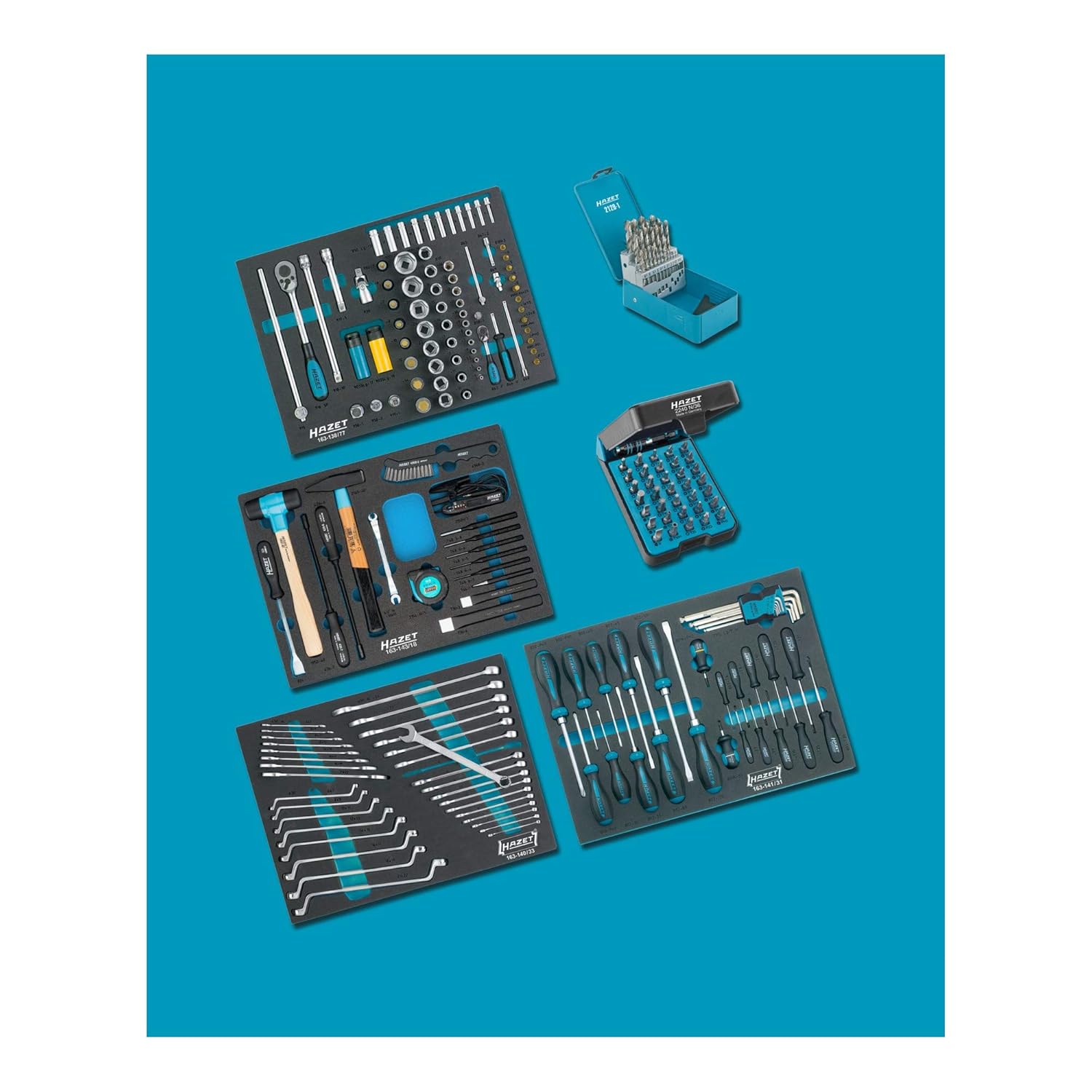 Hazet 0-179/220 Tool assortment - - Amazon.com