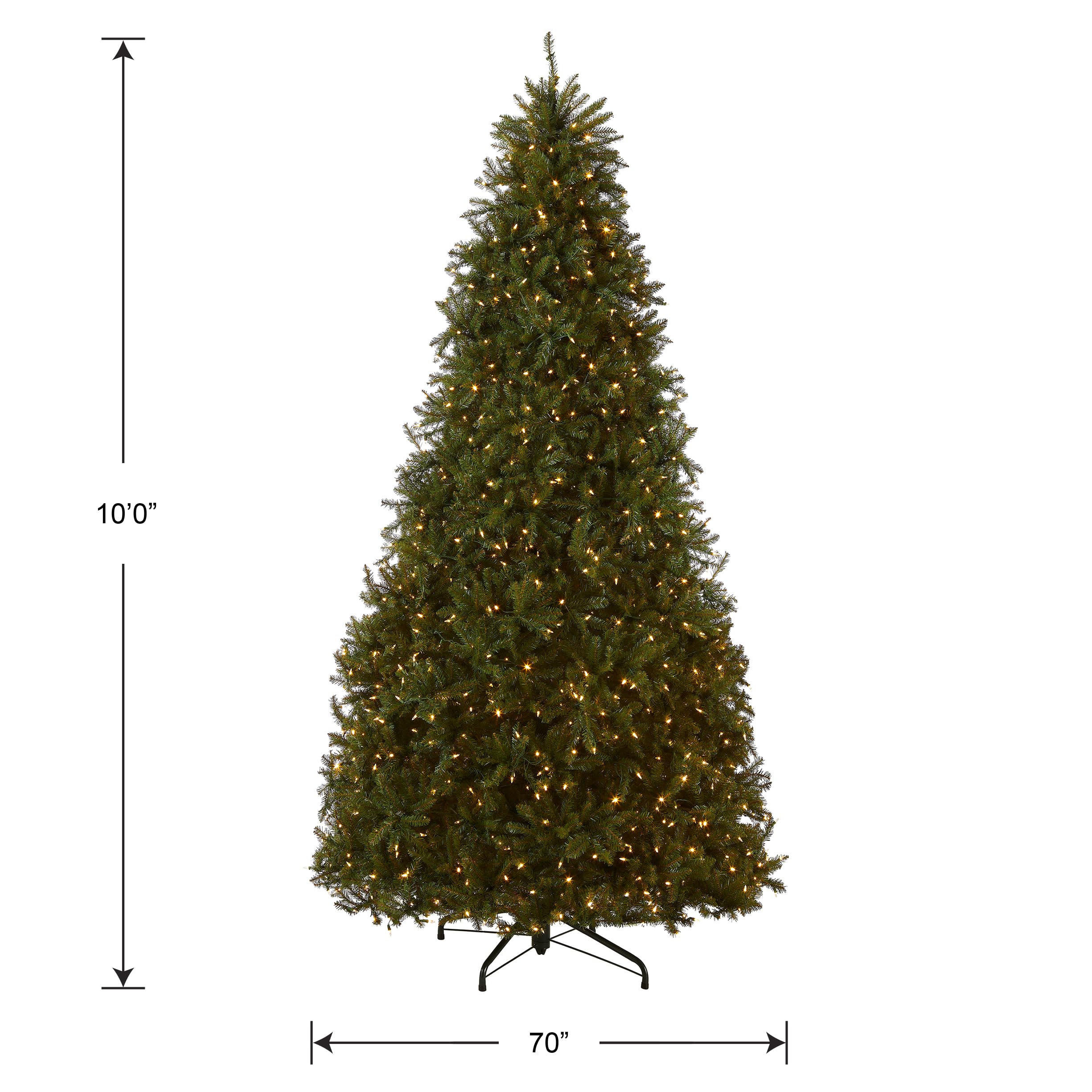 Mua National Tree Company Pre-Lit Artificial Full Christmas Tree, Green ...