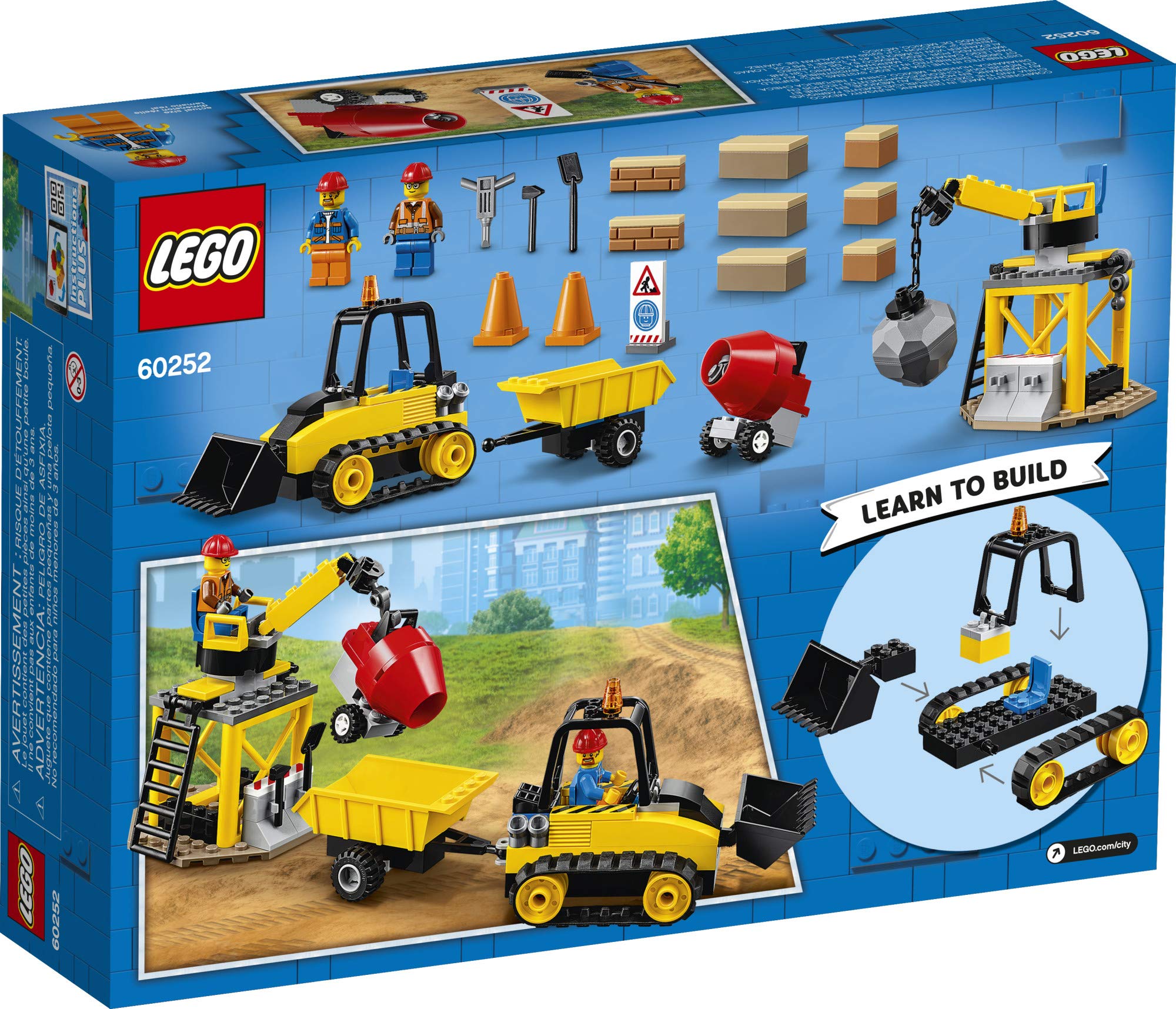 LEGO City Construction Bulldozer 60252 Toy Construction Set Cool LEGO City Construction Bulldozer 60252 Toy Construction Set Cool
