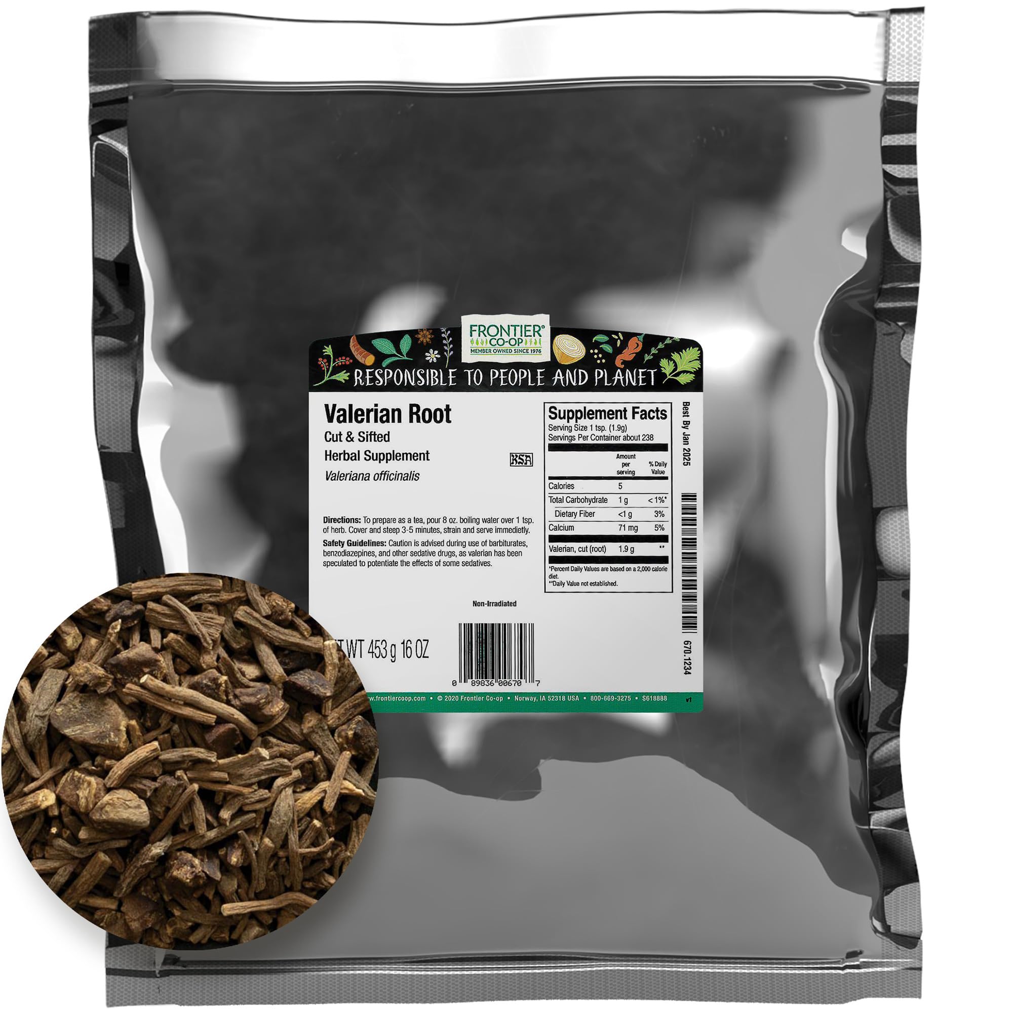 Mua Cut & Sifted Valerian Root 1lb, Kosher - For Valerian Root Tea, DIY ...
