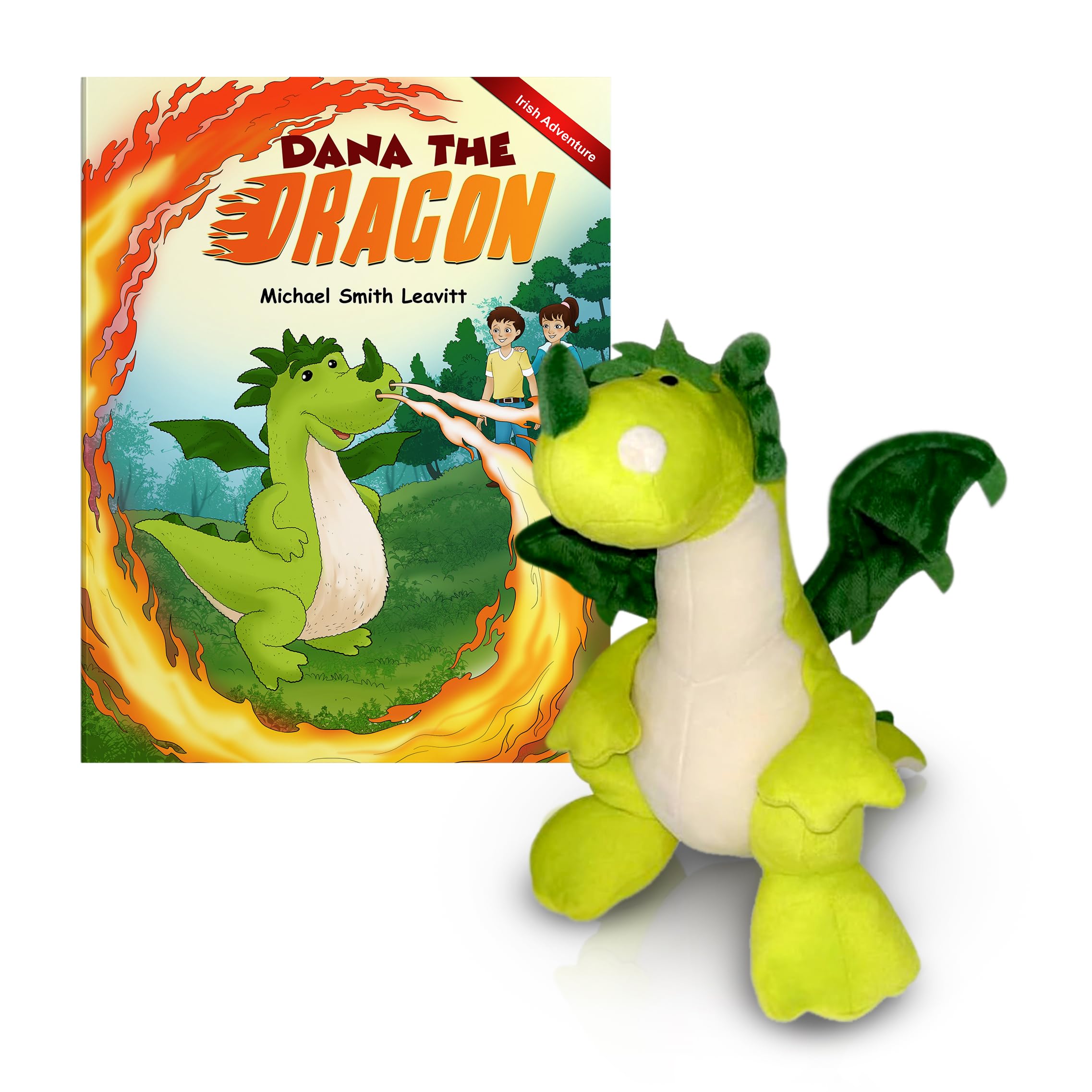LAHEY LANE Dana The Dragon Stuffed Animal and Storybook Set About ...