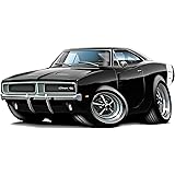 Amazon.com: 1968-1972 Chevy Nova Wall Decal 2ft Long Vinyl Reusable ...