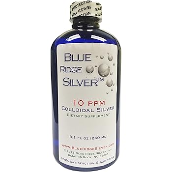 Amazon.com: Blue Ridge Silver 10 ppm Colloidal Silver, 8 oz.: Health ...