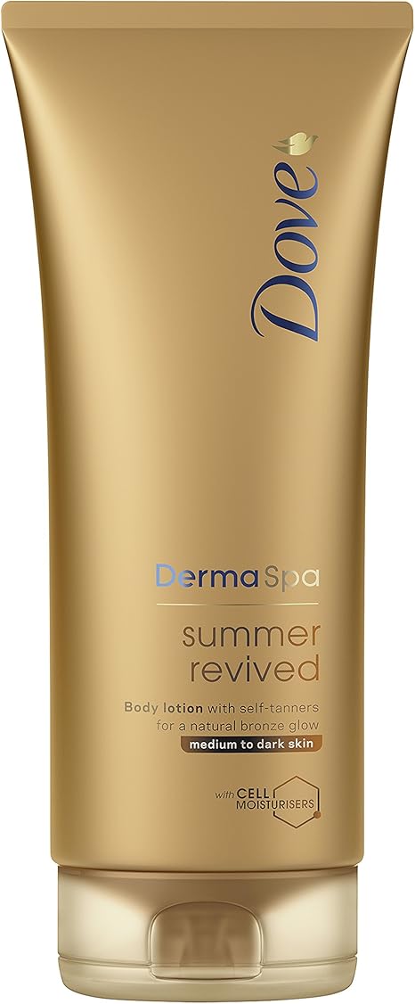 Dove DermaSpa Summer Revived Skin Medium To Dark Body And Face Gradual ...