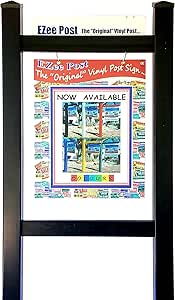 Amazon.com : Real Estate Sign Post-Double Posts| Cross Arms 2 Metal ...