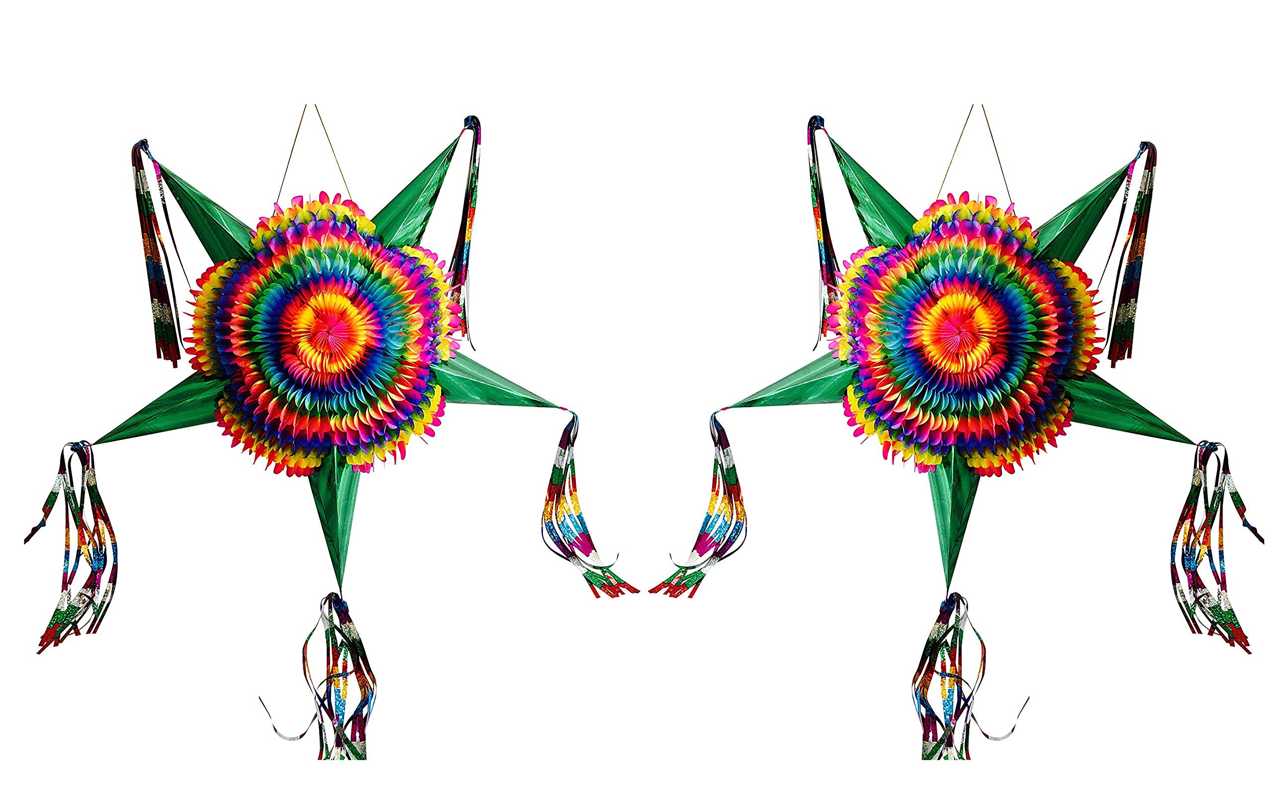 Buy Fiesta Pinata 2 Pack Rainbow Pinata Big Mexican Pinata