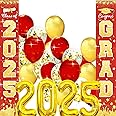 Amazon.com: Graduation Decorations Red Gold 2025/USC Graduation Party ...