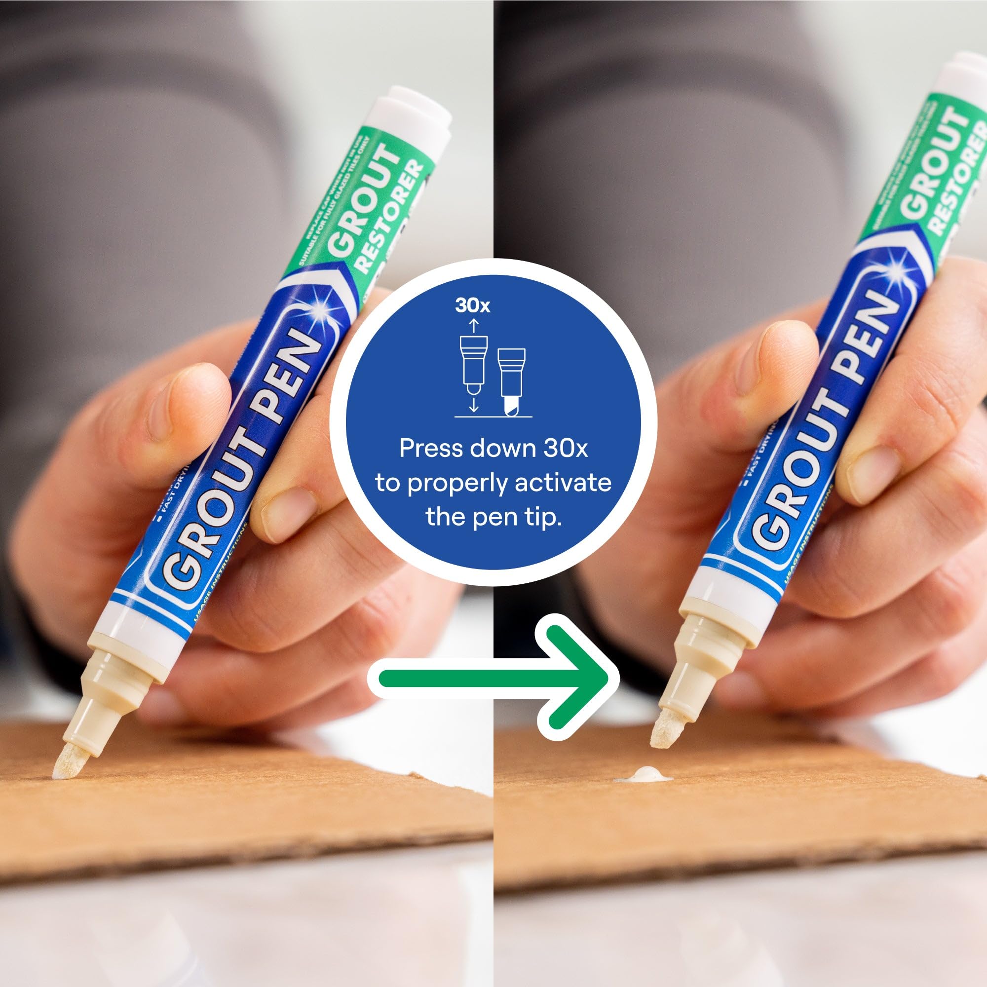 Mua Grout Pen Ivory Tile Paint Marker: Waterproof Grout Paint, Tile ...