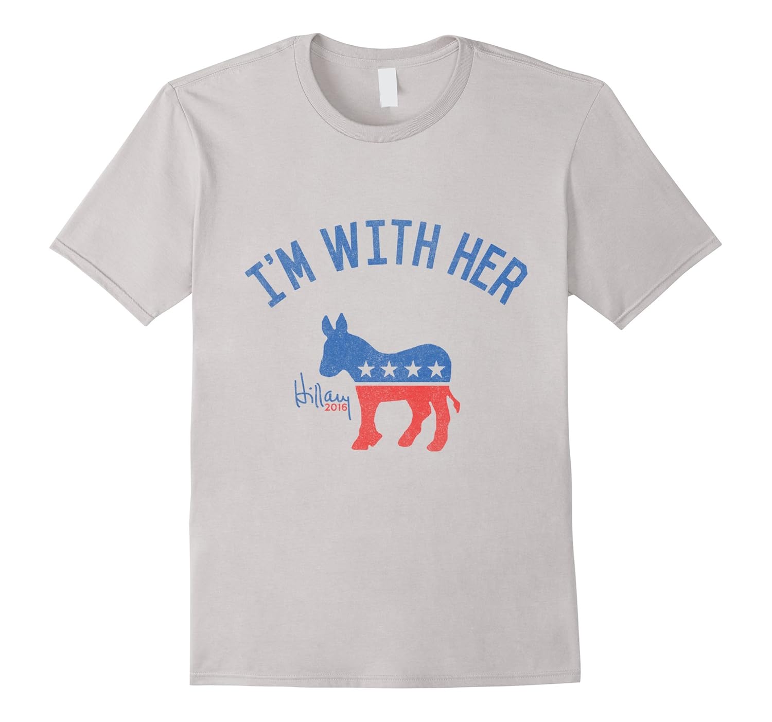 Vintage I’m With Her – Hillary Clinton T-Shirt-Art – Artvinatee
