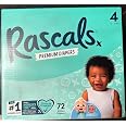 Amazon.com : Rascals Premium Diapers, Size 4, 22-33 lbs, 72 Count ...