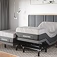 Amazon.com: Sven & Son Split King Adjustable Bed Base Frame + 14” Luxury Cool Gel Memory Foam ...