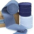 Amazon.com: Keypan Blue Ribbon 1-1/2 Inch x 15 Yards Handmade Cotton ...