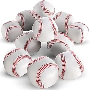 Amazon.com: Bedwina Mini Soft Baseballs - Pack of 24 Bulk - 2" Sports ...
