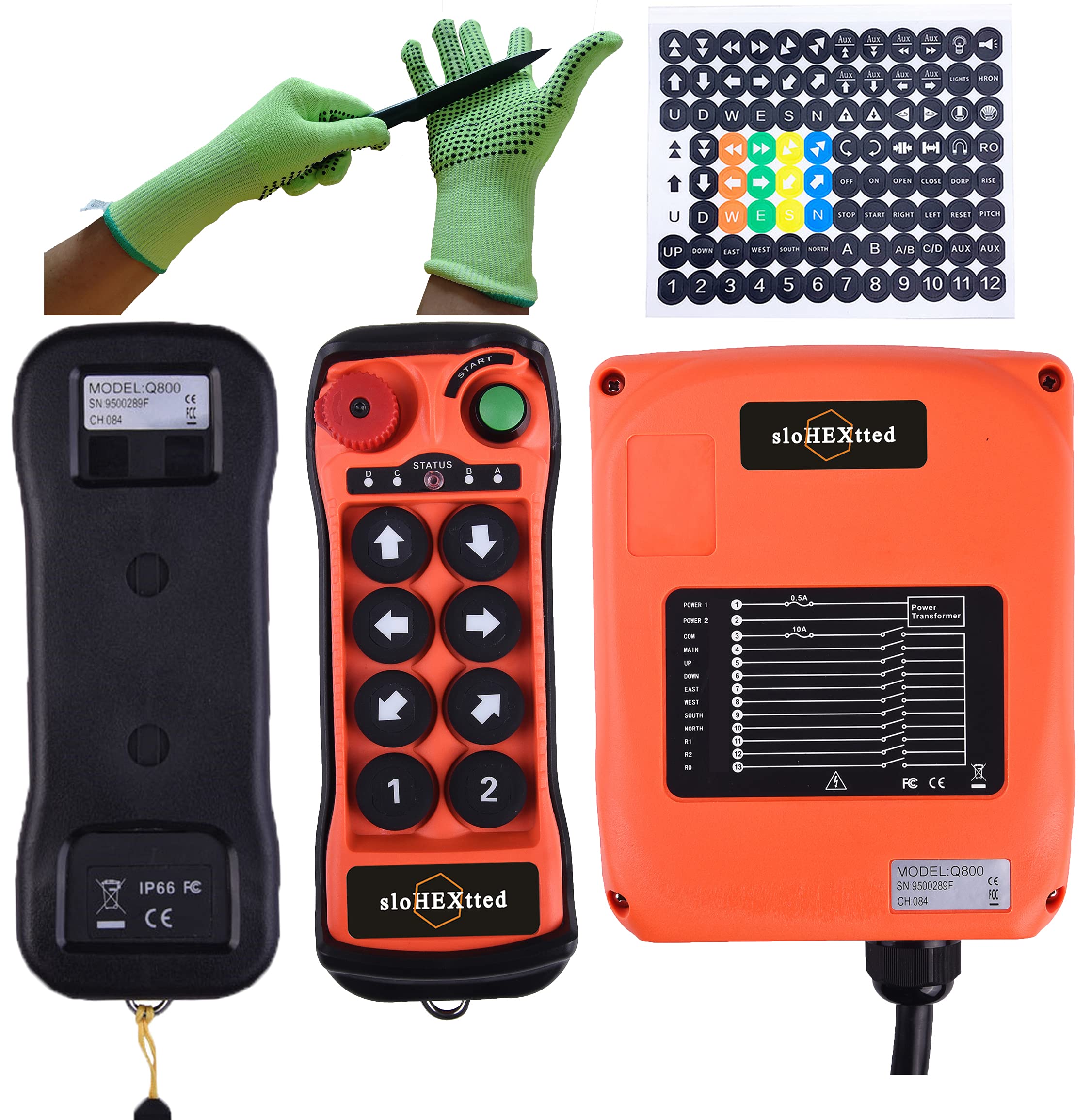 Mua 8 Channel Button Hoist Crane Industrial Wireless Radio Remote ...