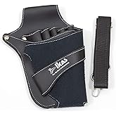 Amazon.com: Scissor Bag, PU Leather Scissors Case Waist Pouch Professional Hairdressing Shears ...
