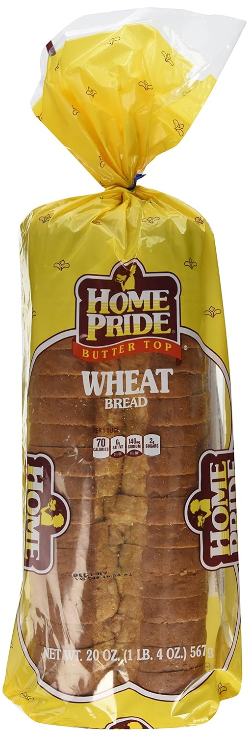 Home Pride, Butter Top Wheat Bread, 20 oz: Amazon.com: Grocery ...