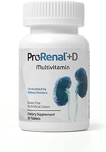 Amazon.com: ProRenal+D Kidney Multivitamins 30-Day Supply: Health ...