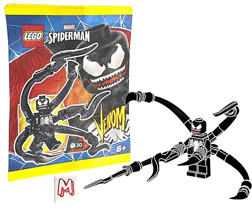 LEGO Super Heroes Spider-Man Minifigure - Venom with Spiked Blades and ...