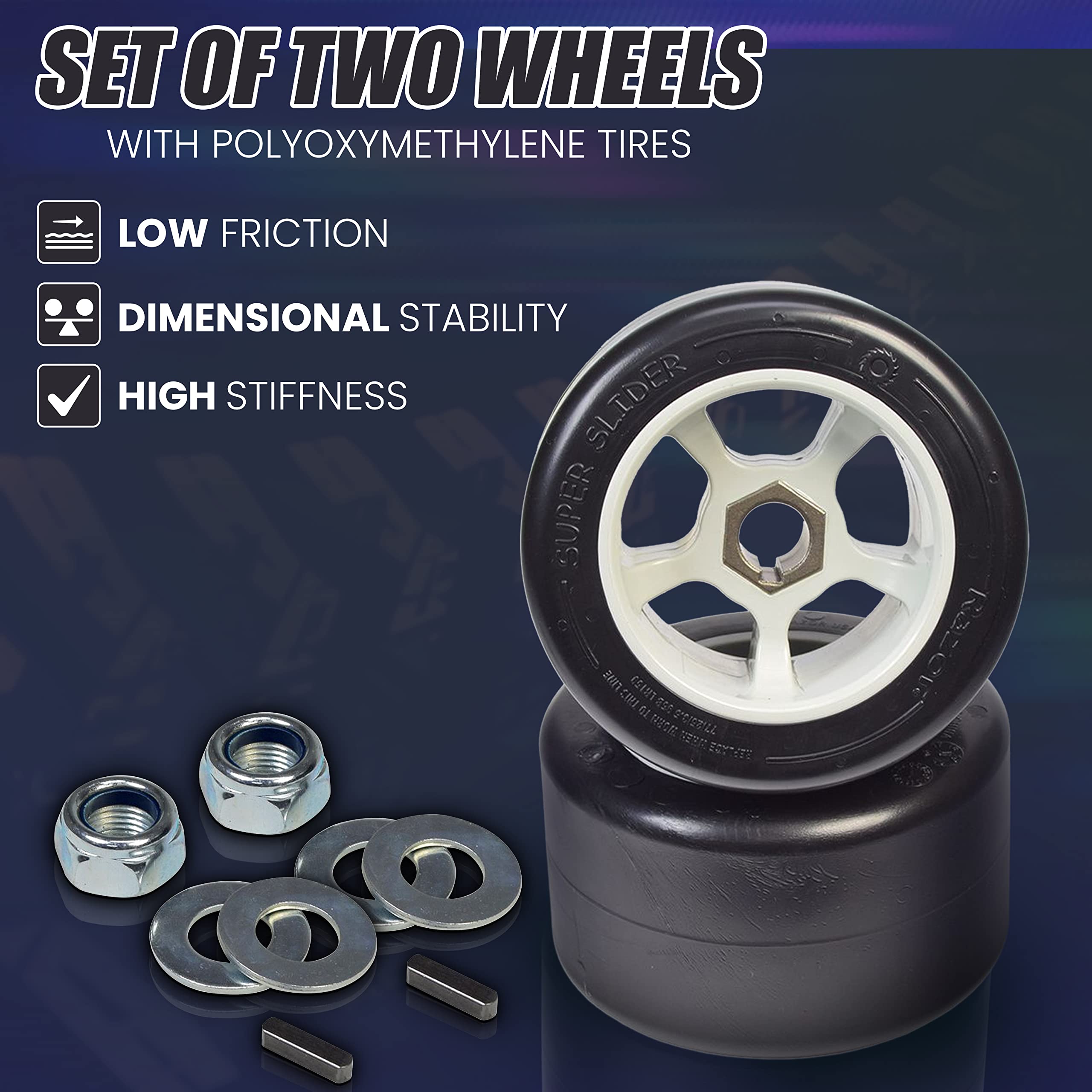 Mua AlveyTech Super Slider POM Rear Wheels for the Razor Ground Force ...