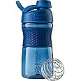 Amazon.com: Blender Bottle SportMixer Twist Cap Tritan Grip Shaker Bottle, 20-Ounce, Navy ...