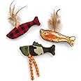 Amazon.com: SmartyKat (3 Count Fish Friends Crinkle Catnip Cat Toys - Multi Color, 3 Count