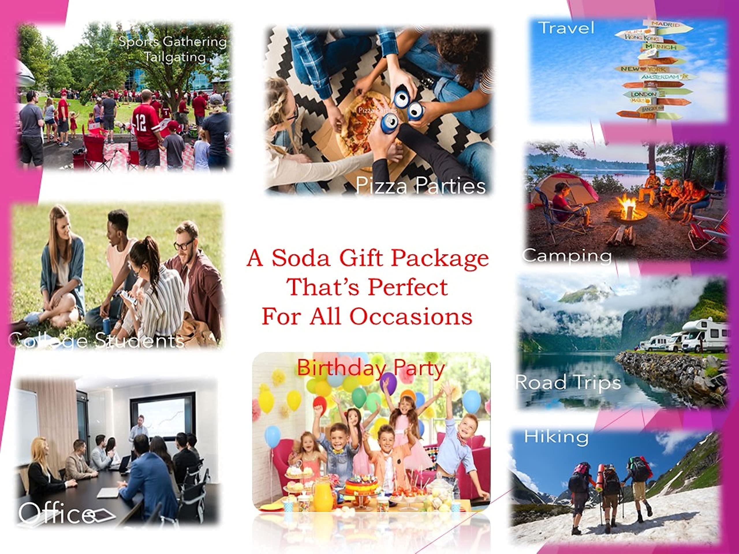 Mua 12 Soda Variety Bundle | Multi Flavor Soft Drink Pack | Assortment ...