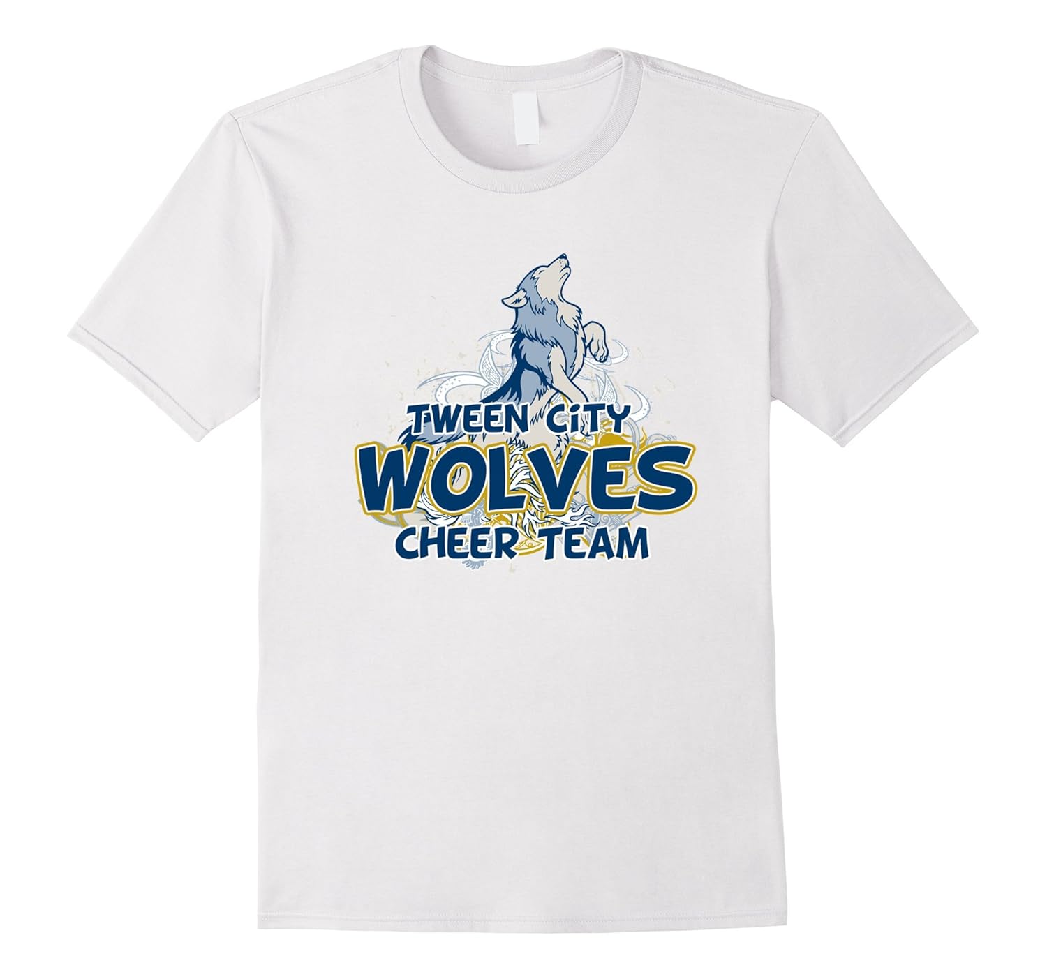 Wolves Cheer Team T Shirts For Women Graphic Tees For Men-Art – Artvinatee