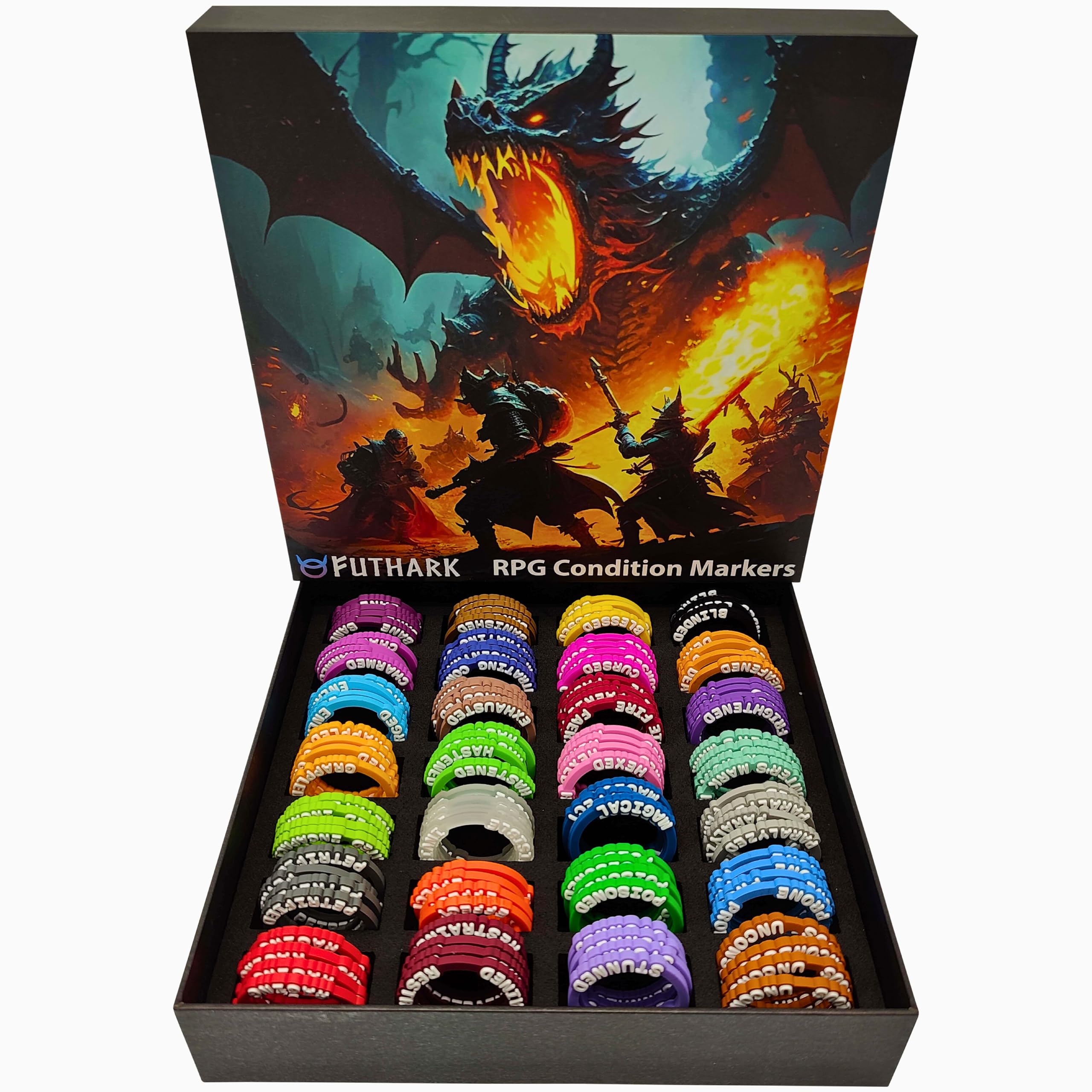 Mua Futhark DND Condition Rings Set: Eliminate Confusion with 112 ...
