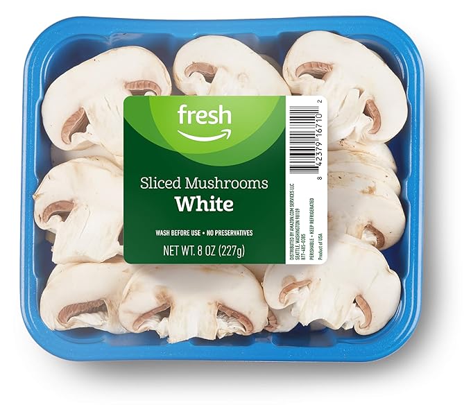 Fresh Brand – Sliced White Mushrooms, 8 oz: Amazon.com: Grocery ...