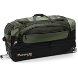 Amazon.com | Pathfinder Gear 26 Inch Rolling Drop Bottom Duffel, Olive ...