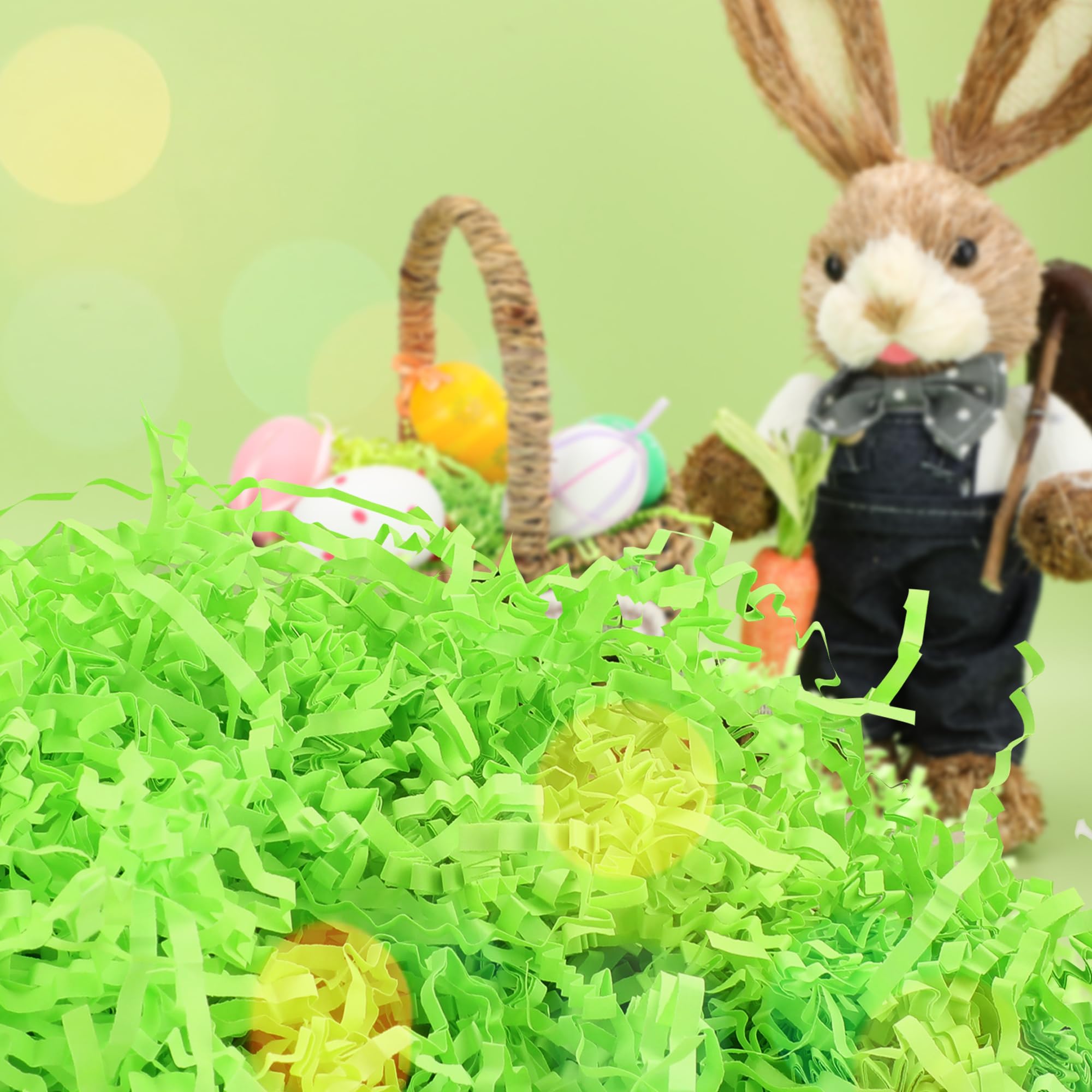 TCAIRG 1/2 LB Easter Grass Basket Filler Recyclable Paper Shred for ...