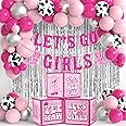 Amazon.com: Western Cowgirl Party Decoration Let's Go Girls Banner ...