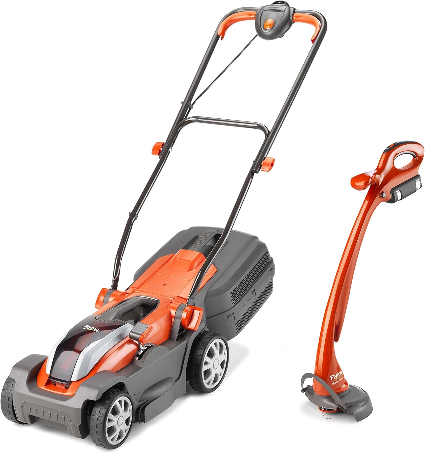Flymo Mighti-Mo 300 Li Cordless Battery Lawn Mower, 40 V and Mighti ...