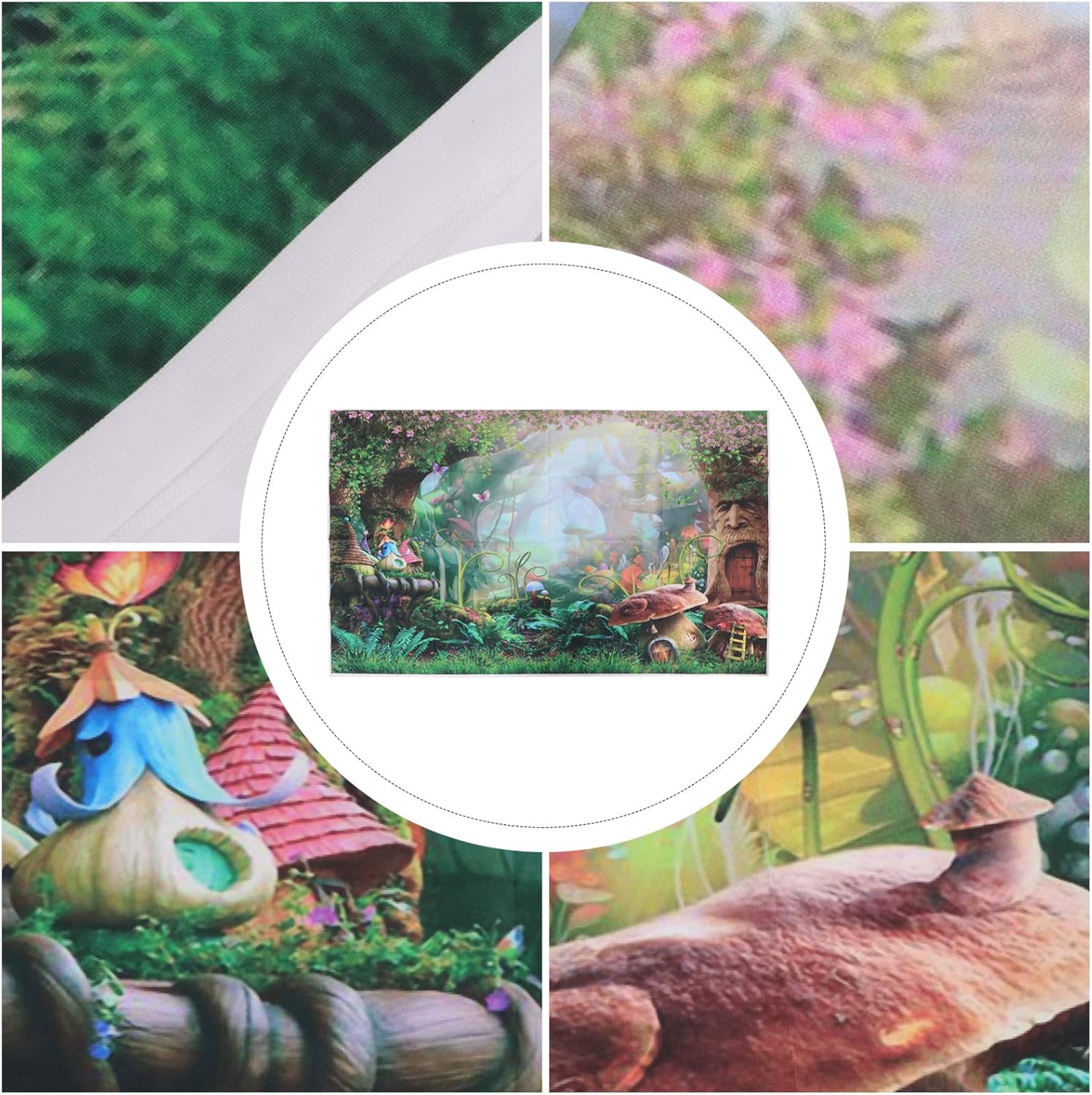 LEDMOMO Wonderland Photo Background Cloth 3D Fairyland Cartoon Studio ...