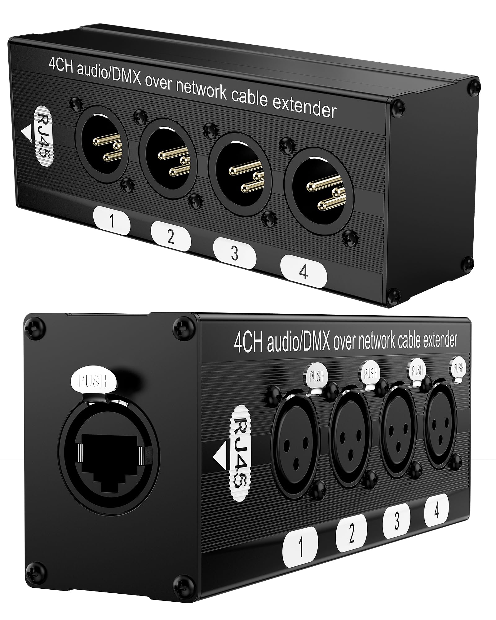 Mua XLR Snake, 4 Channel 3 Pin Multi Network XLR Cable Breakout, Male ...