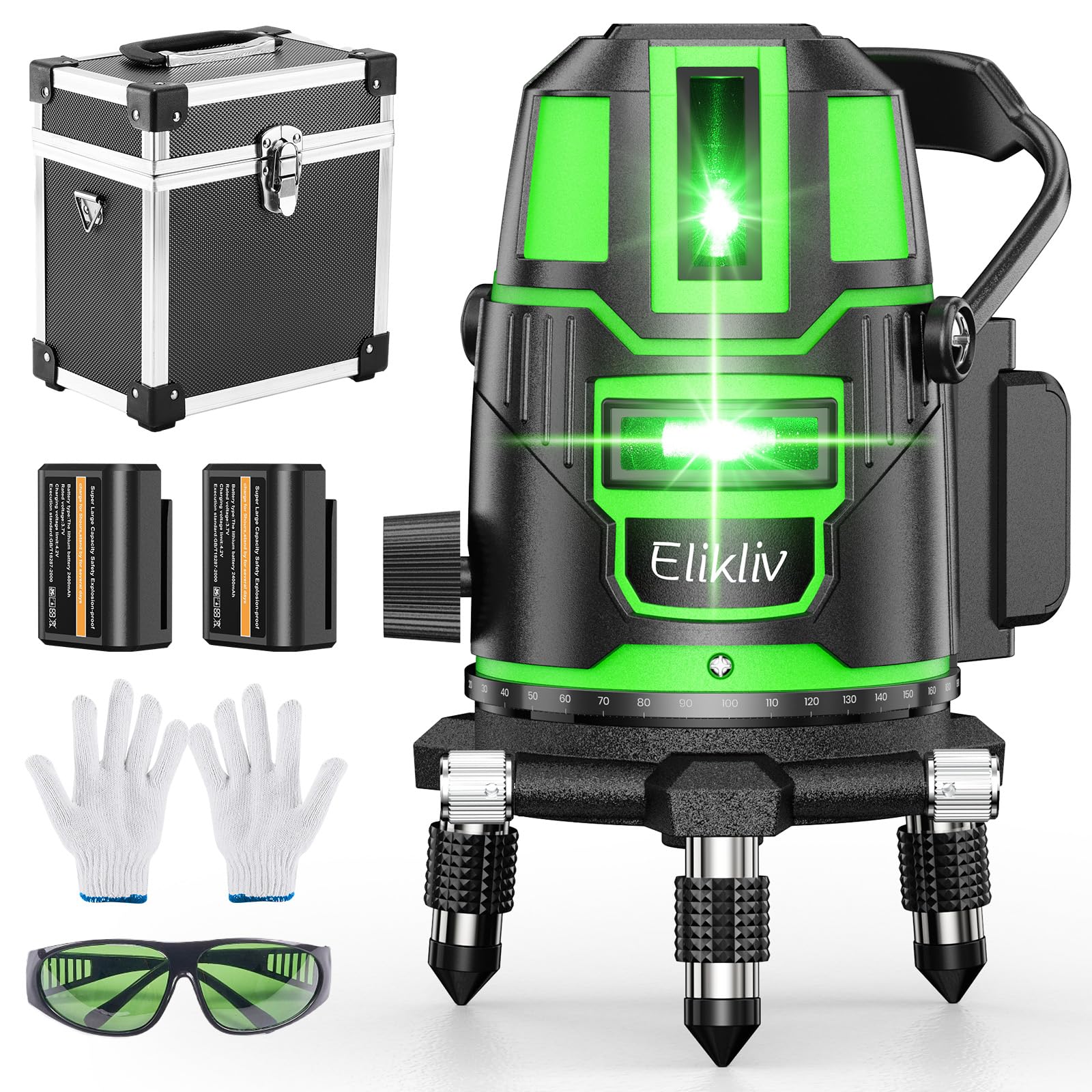 Mua Elikliv Laser Marker, Green Laser Level, 5 Lines, Rotating Laser ...