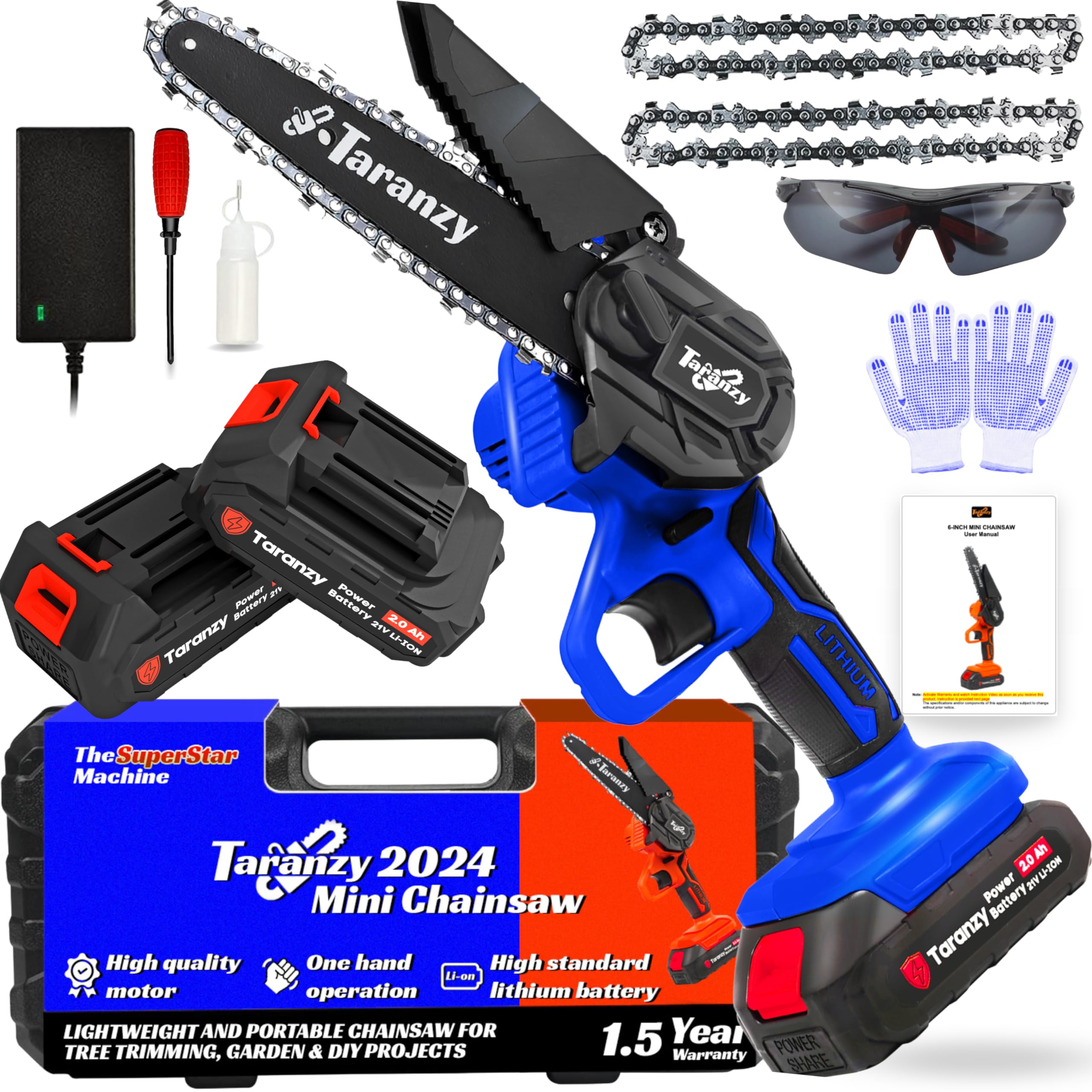 Mua Taranzy Mini-Chainsaw 6 Inch, Super Powerful Mini Chainsaw Cordless ...