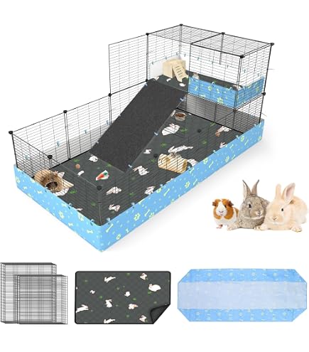 Hamster Cage GuineaLoft™ Acrylic Cage (Model-A) - Large 4x2ft Jamaica ...