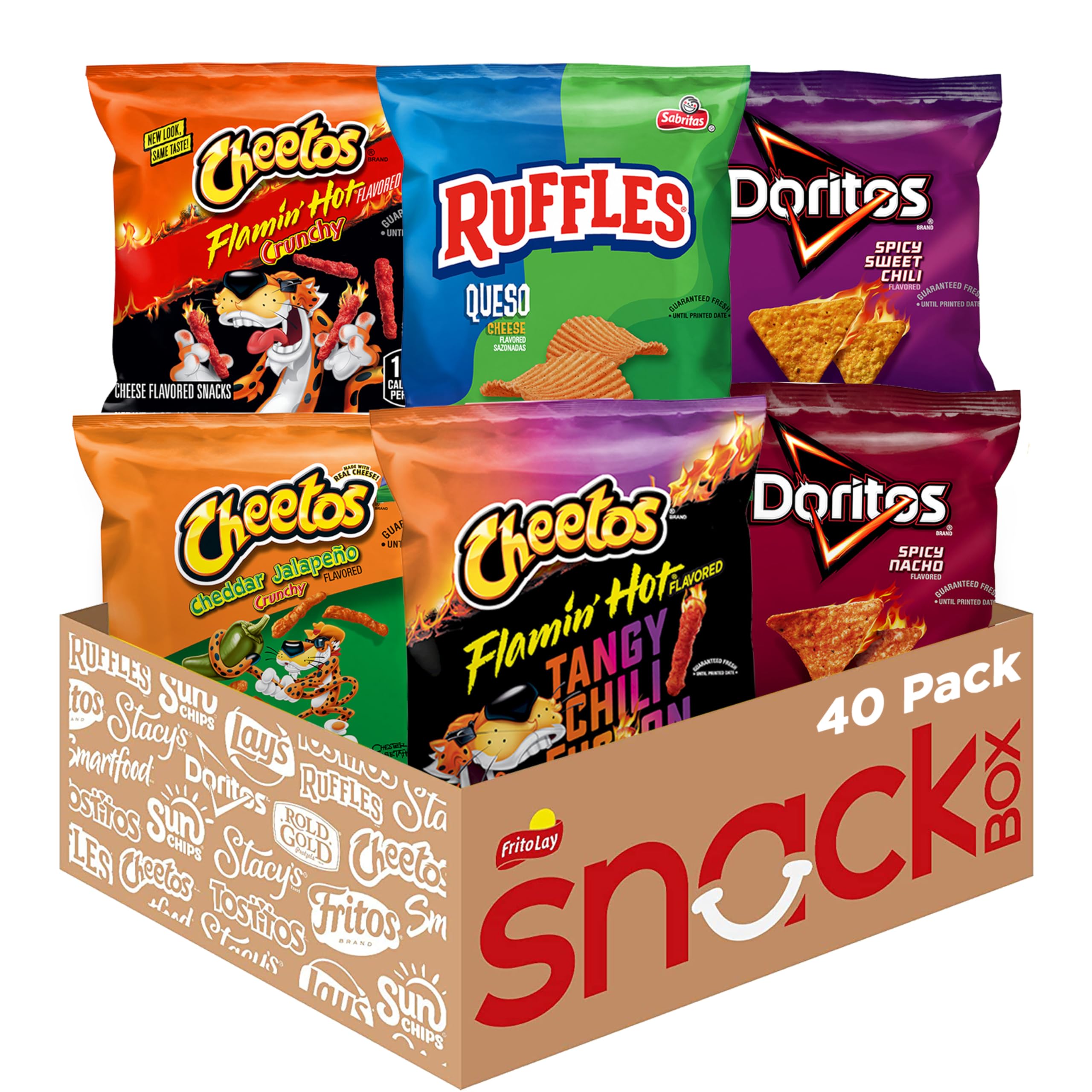 Mua Frito Lay Cheesy Spicy Sweet Variety Pack, 1 Ounce (Pack of 40 ...