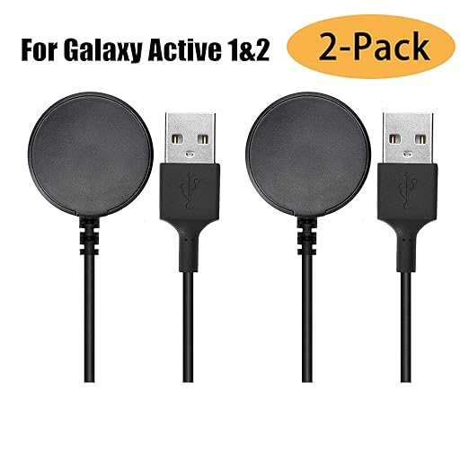 Amazon.com: (2-Pack) Compatible with Samsung Galaxy Watch Active/Active ...