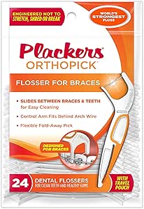 Plackers Ortho Pick Flosser, 24 Count: Amazon.ca: Beauty