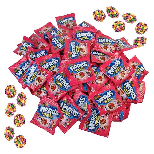 Nerds Gummy Cluster Treat Size Bags - 1 LB - Bulk Individually Wrapped ...