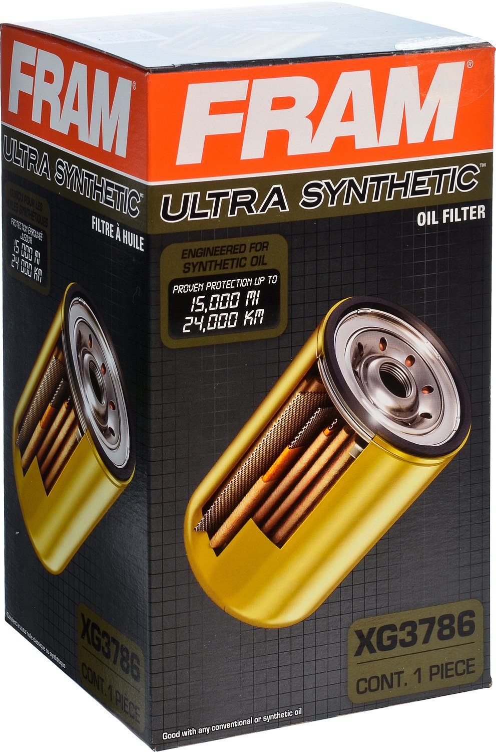 FRAM Ultra Synthetic Automotive Replacement Oil Filter, Designed for ...
