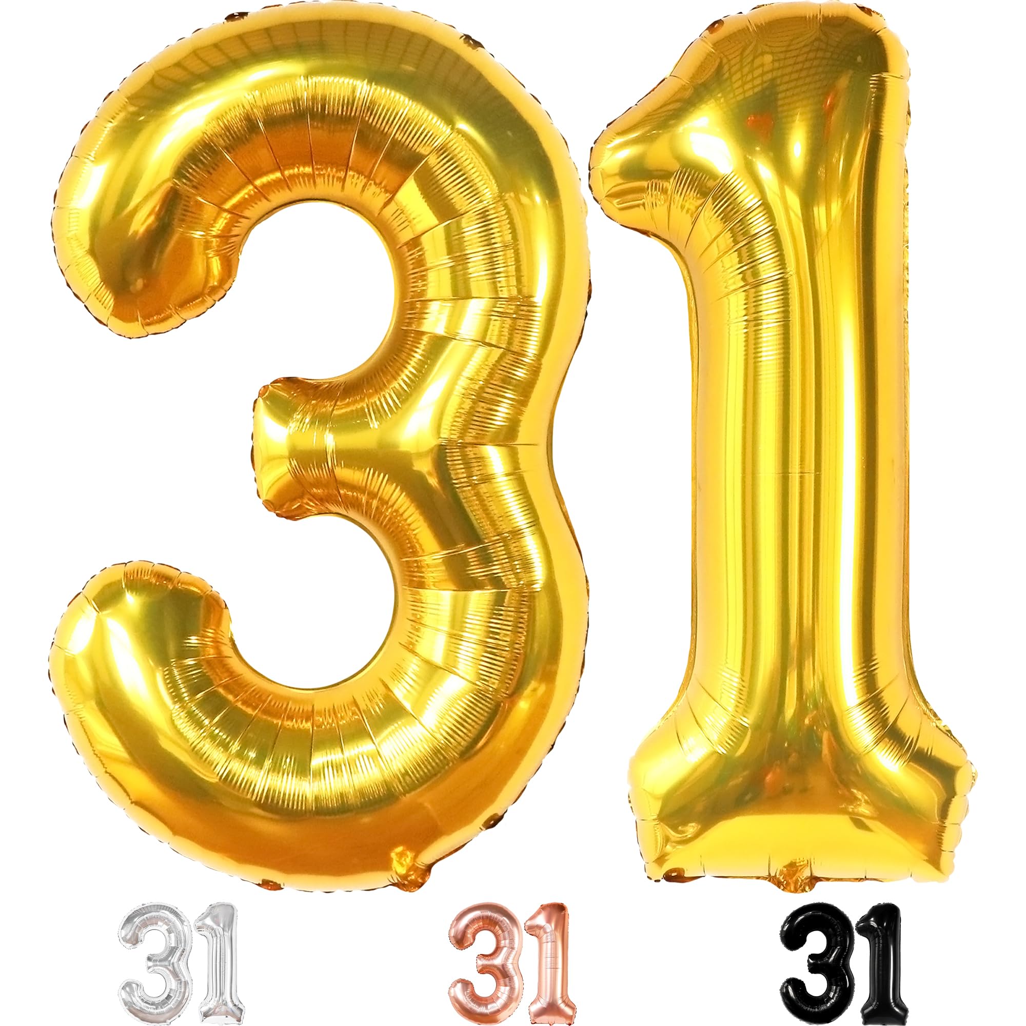 Mua Katchon Giant Gold 31 or 13 Balloons Numbers - Large 40 Inch ...