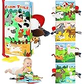 Amazon.com : Soft Baby Book with Touch and Feel Pages - Cute Sensory ...